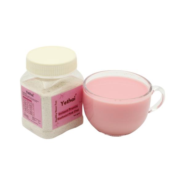 Yethai Kashmiri Pink Tea Instant, 100g | Premix Kashmiri Pink Chai ...