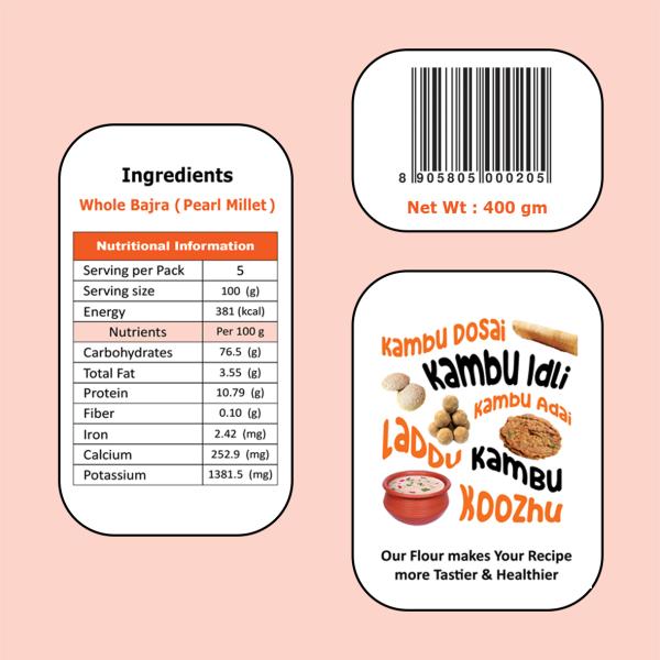 Select Green - Bajra Flour - 400g - Pearl Millet Powder - Bajra Atta ...