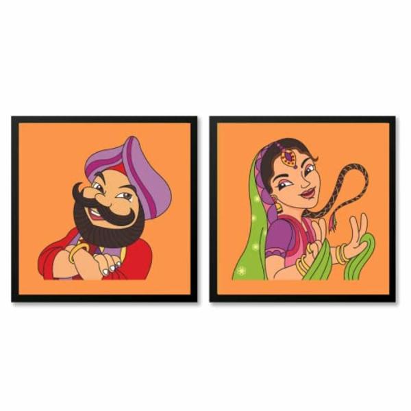 Gathari Framed Posters for Room Decoration Wall Art Painting, Framed ...