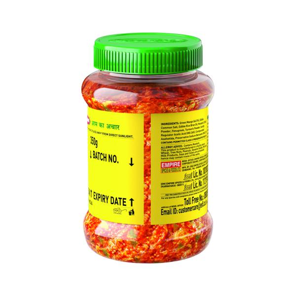 Ram Bandhu - Mango Pickle, Chilli Pickle 350gm Jar, Combo Pack Of 2 ...