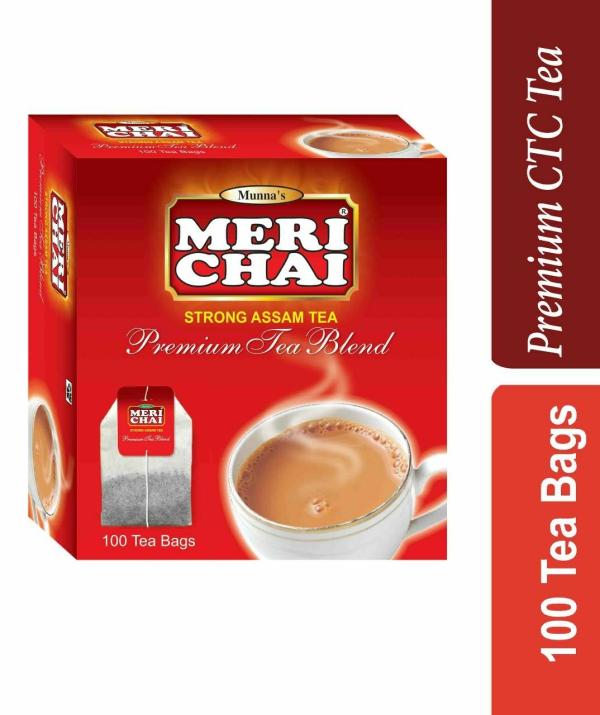 Munna's MERI CHAI Strong Assam Tea Tea Bags Box - JioMart