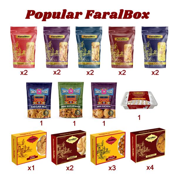 FaralBox 6 Kg Special Diwali Faral - Popular FaralBox | Diwali Faral ...