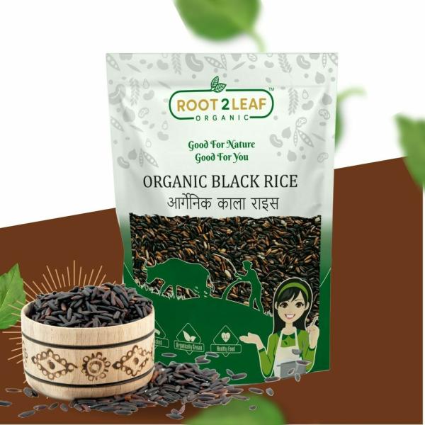 Root2leaf Organic Black Rice 500gm - JioMart
