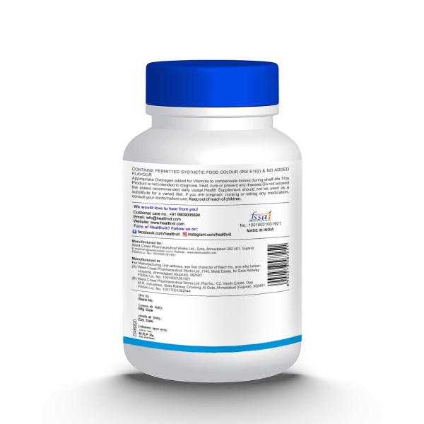 Healthvit Mulvit Multivitamins and Minerals with 31 Nutrients - 60 ...