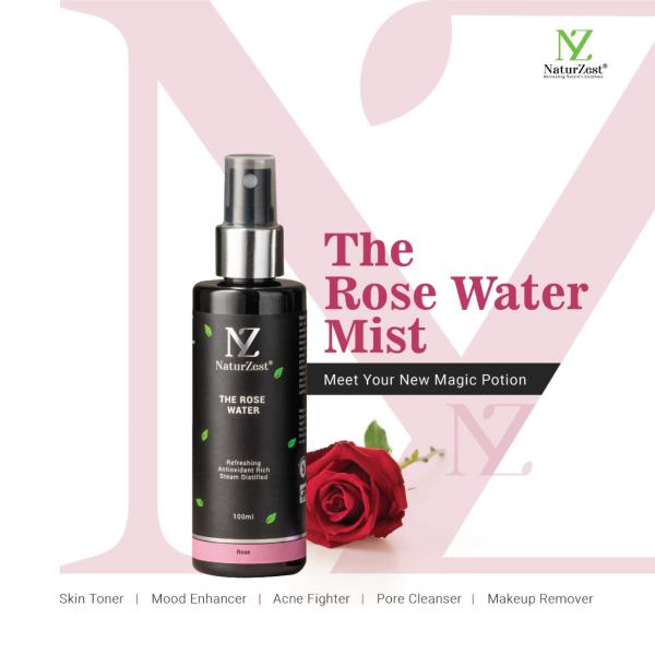 NaturZest The Rose Water Mist, 100ml - JioMart