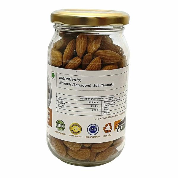 Ghar Ki Rasoi Premium Roasted Almomds (Badam), Flavoured With Salt ...