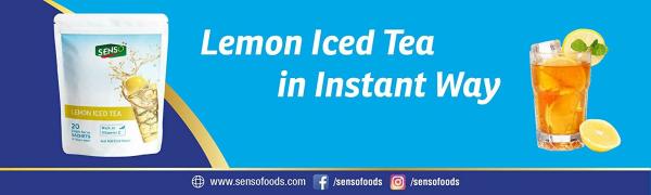 SENSO Tea Premix Lemon Vegetarian 20 g (20 sachets) - JioMart