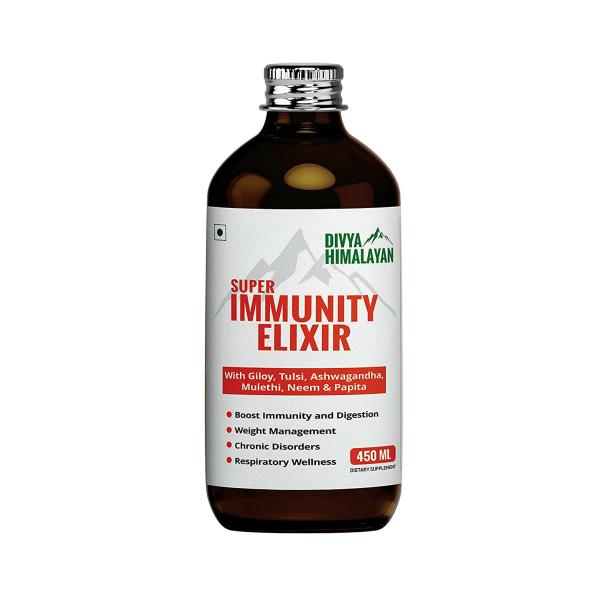 Divya Himalayan Super Immunity Elixir Ayuvedic Syrup - 450 ml - JioMart