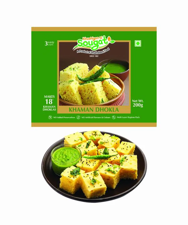 Khushiyon Ki Sougat Instant Khaman Dhokla Snack Mix, Pure Veg, Indian ...