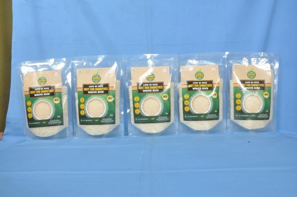 ARM AGRO BHAARATH Raw White Diabetic Rice - Pack of (4.5KGS) -The ...