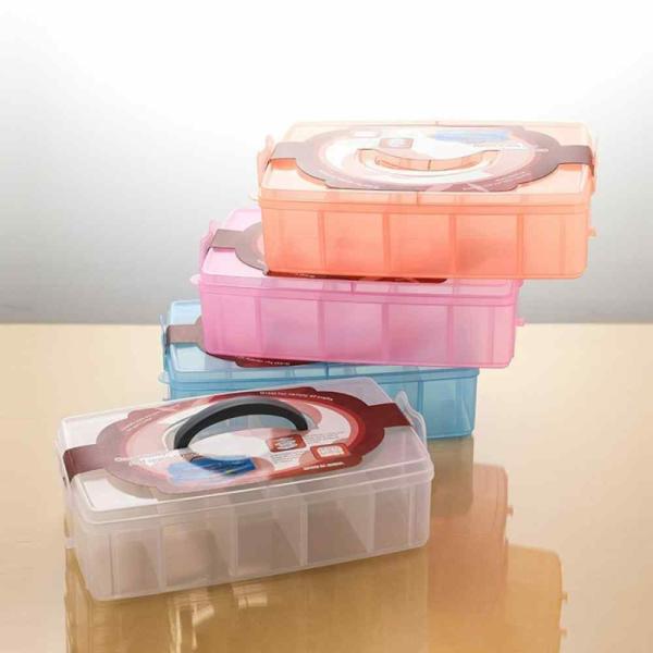 10 Grid Plastic Storage Organiser Box - JioMart