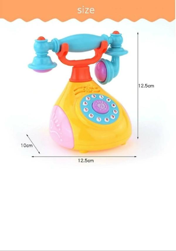 Sanjary Multicolor Plastic Kids Retro Style Landline Telephone Musical ...