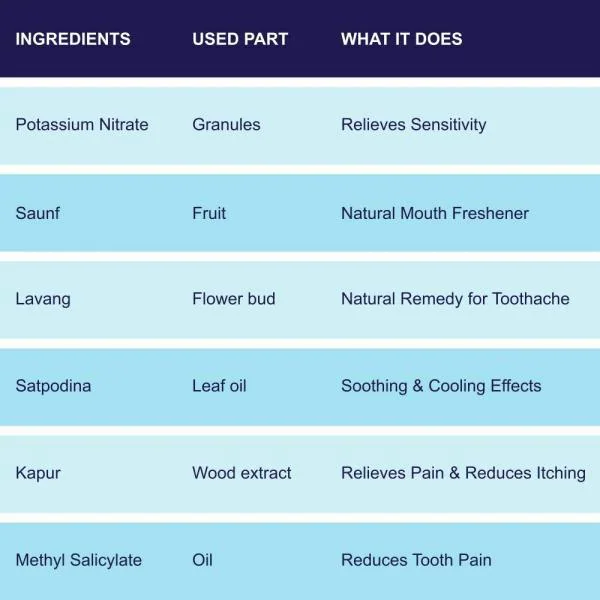 Dr. Jaikaran Thermodent Sensitive Care Herbal Toothpaste with No ...