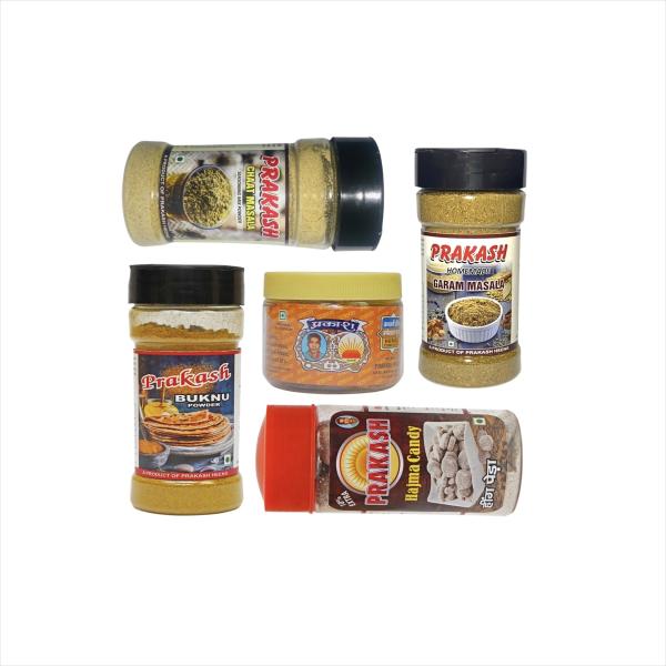 Prakash Spices Combo 510gm Box (Compound Heeng Pack) (Variety of 5 ...