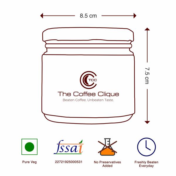 The Coffee Clique | Classic Original | Flavoured Beaten Coffee | 250 ...