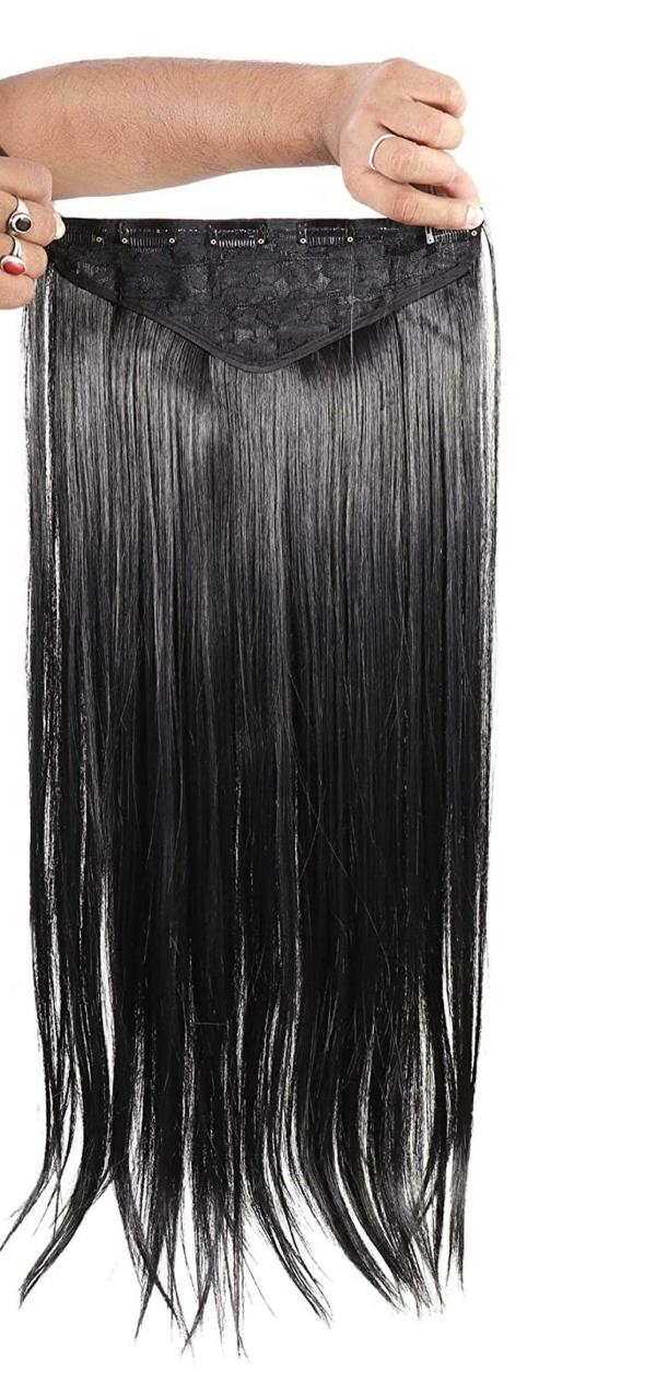 NAVMAV 24-26 Inch Black All, Curly, Multicultural, Normal, Thick Hair ...