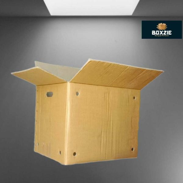 Boxzie 7 Ply 22x15x17 inch (Pack of 10 Boxes) Brown Big Cardboard ...