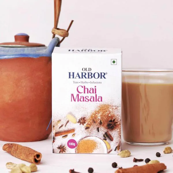 Old Harbor masala chai starter kit (contains ctc tea,chai masala,2 ...