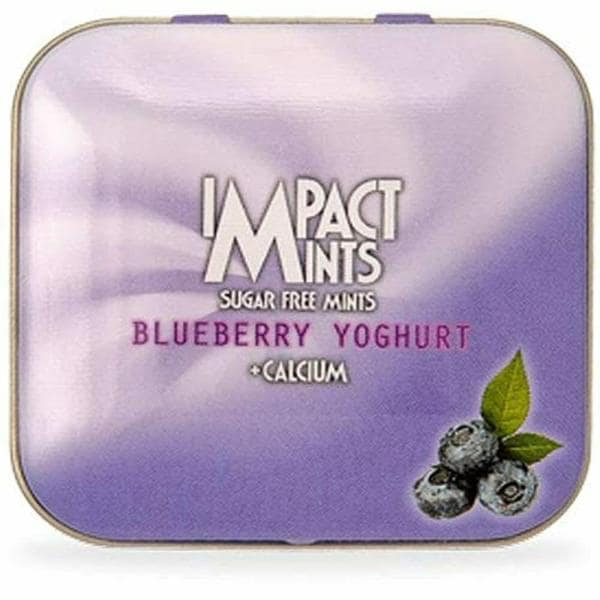 Impact Mints Sugar-free Mints Blueberry Yoghurt Flavor with Calcium ...