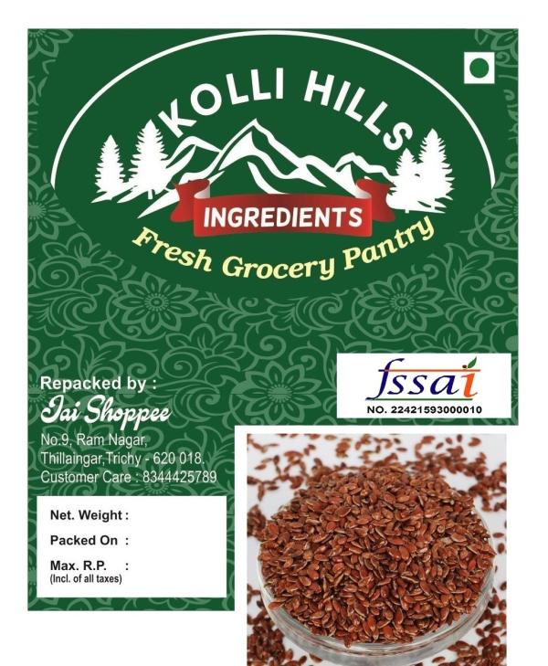 Jai Shoppee Premium Flax Seeds / Ali Vidhai / 100% Natural Organic ...
