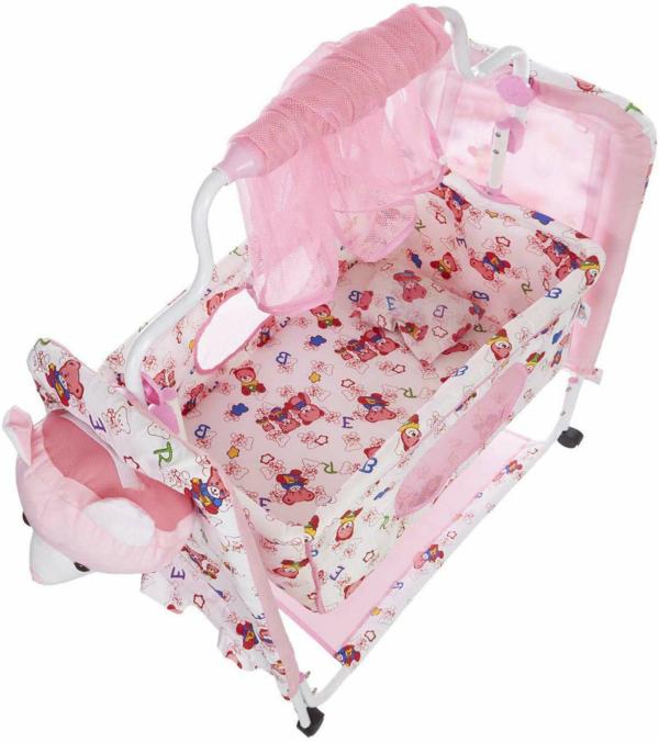 Pandaoriginals Jumbo SIZE Baby Cradle Premium Quality (Pink) - JioMart