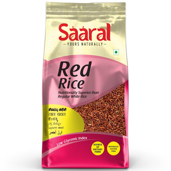 Saaral Natural Rice Combo Pack of 3 (Each 500gms) - (Black Rice, Red ...