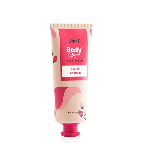 Plum BodyLovin' Feelin' So Rose Hand Cream | All Skin Types | Non ...