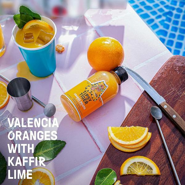 Tipsy Tiger Fuss Free Cocktail Mixture Orange Kaffir Lime Mojito (Pack ...