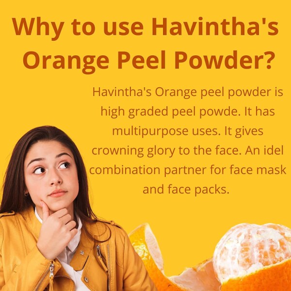 Havintha Natural Orange Peel Powder (Santra Chilka) | Help for reduces ...