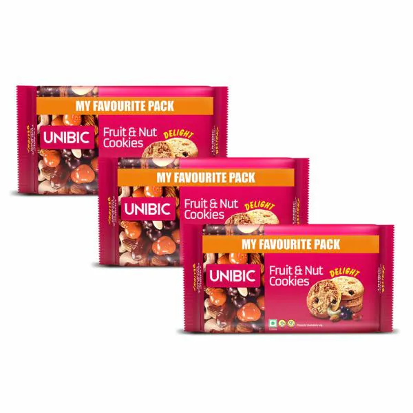 Unibic Fruit & Nut, My Favourite Pack, Pack of 03, 900g - JioMart