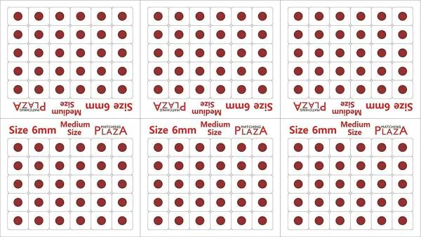 Vama Fashions Round Maroon Bindi Set Combo Bindiya tikka tika pottu ...