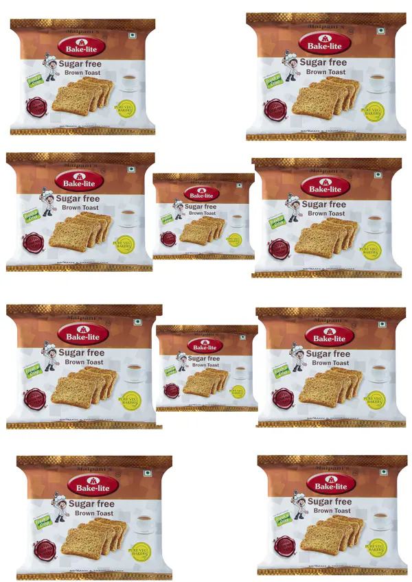 Malpani's Bakelite Sugar Free Toast Fresh and Crisp- Pack of 10 - JioMart