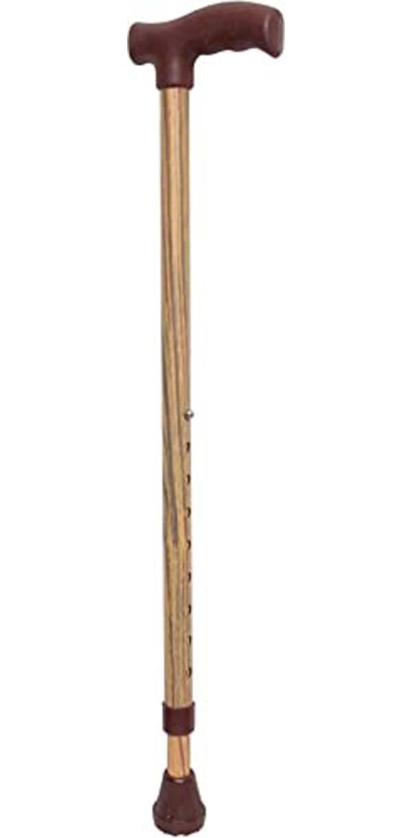 Paxmax Light Weight Height Adjustable Walking Stick For Old Age Men And ...