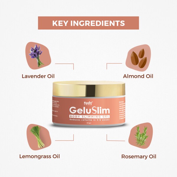 Razor Veda Gelu Slim Anti Cellulite Gel - Made of Natural Oils for Body ...
