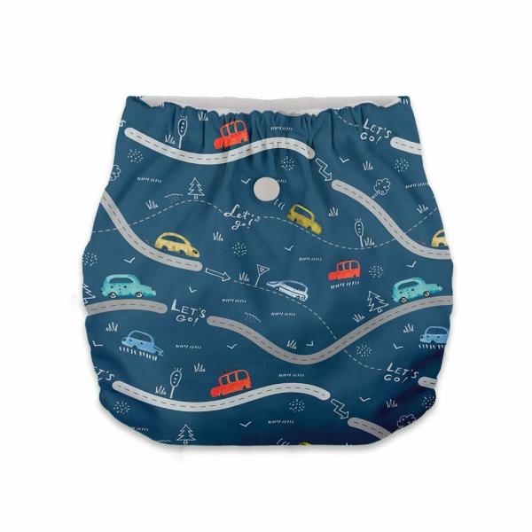 BASIC for Baby- Freesize Royal Blue Cloth Diapers for Day Time Use With ...