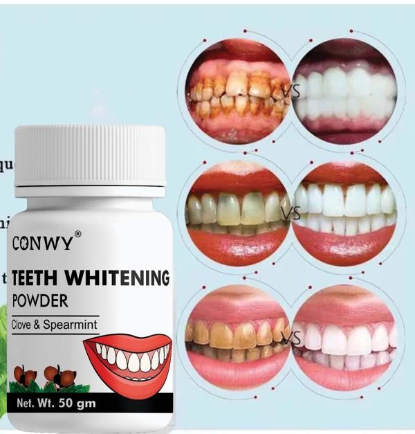 CONWY 100% Organic Neem Patti, Nimbu Chhal, Clove Based Teeth Whitening ...
