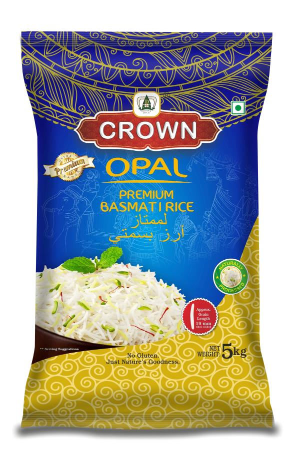 CROWN Opal Premium Long Grain, Gluten Free, Double Polished, Natural ...