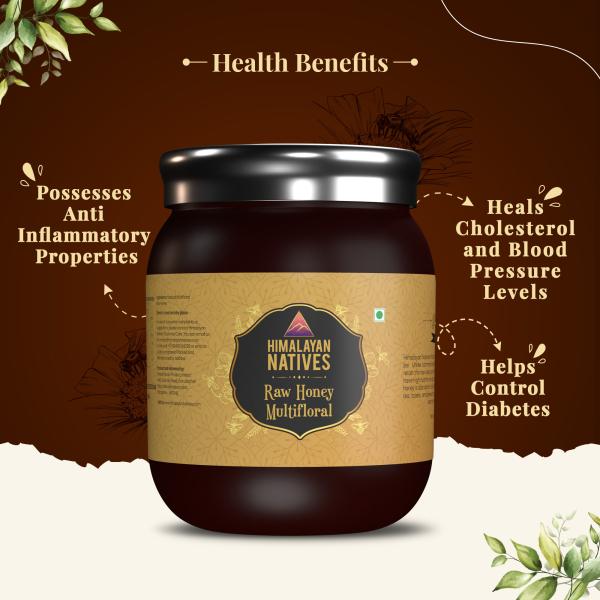 Himalayan Natives Multifloral Raw Honey - 350G - JioMart