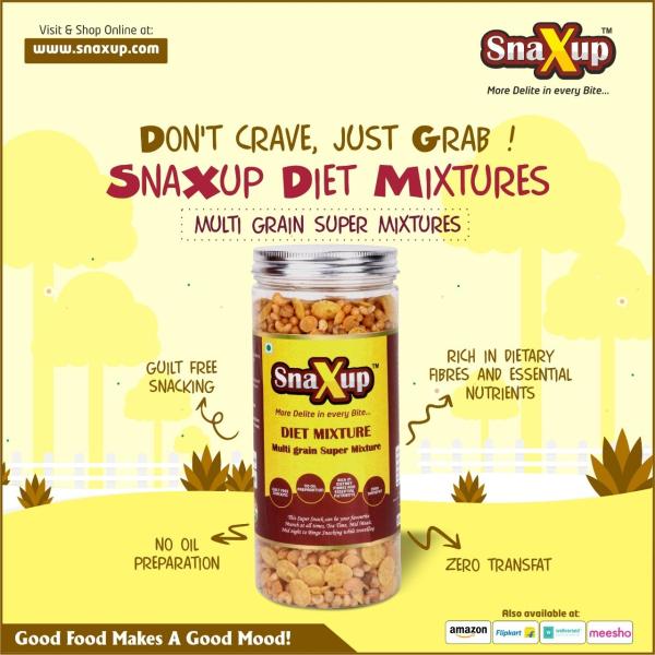 SnaXup Diet Mixture - Multigrain Super Mixture | Roasted | No Oil ...
