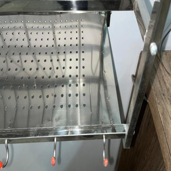 CHARMY 5 Layer Shelf Wall Mount Kitchen Utensil Dish Rack | Stainless ...