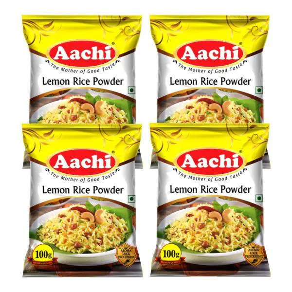 Aachi Lemon Rice Powder 400G (100Gx4) - JioMart