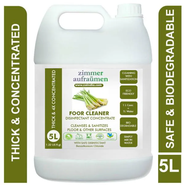 Concentrated Floor Cleaner Liquid Lemon Grass- 5 Liters - JioMart