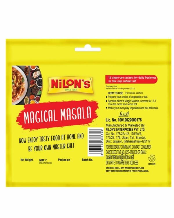 Nilon's - Magical Masala - All in One Masala - Zipper Pack - 60 sachets ...