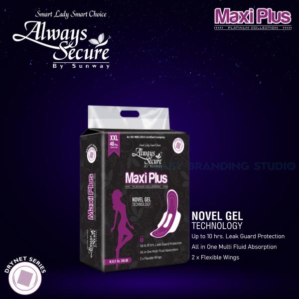 Always Secure Jumbo Drynet Soft Shield Sanitary Pads for Women's ...