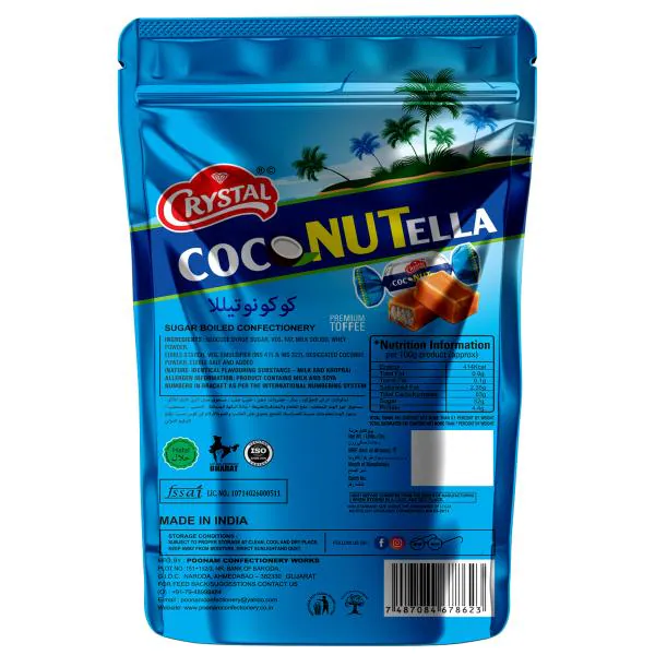 CRYSTAL Coconutell Nariyal Chocolate 100 Toffee Pack of 2 - JioMart