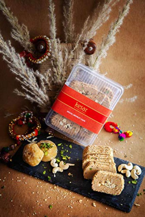 Kesar Sweets| Winter Special Dryfruit Gajak - 400gm - Till, Gud Jaggery ...