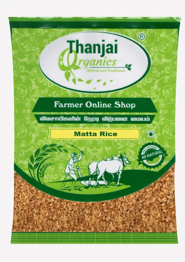 Thanjai Organics Matta Rice, 10_Kg | Kerala Red Matta Rice 5Kg X 2 ...