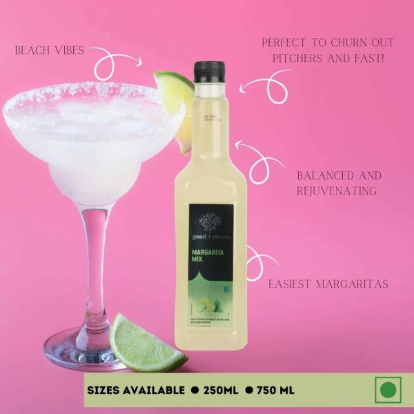 GOOD+MOORE Margarita Mix Syrup, Great for Frozen Cocktails | Margarita ...