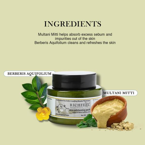 Richfeel Skin Whitening Pack 100 G - JioMart