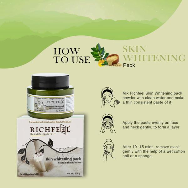 Richfeel Skin Whitening Pack 100 G - JioMart